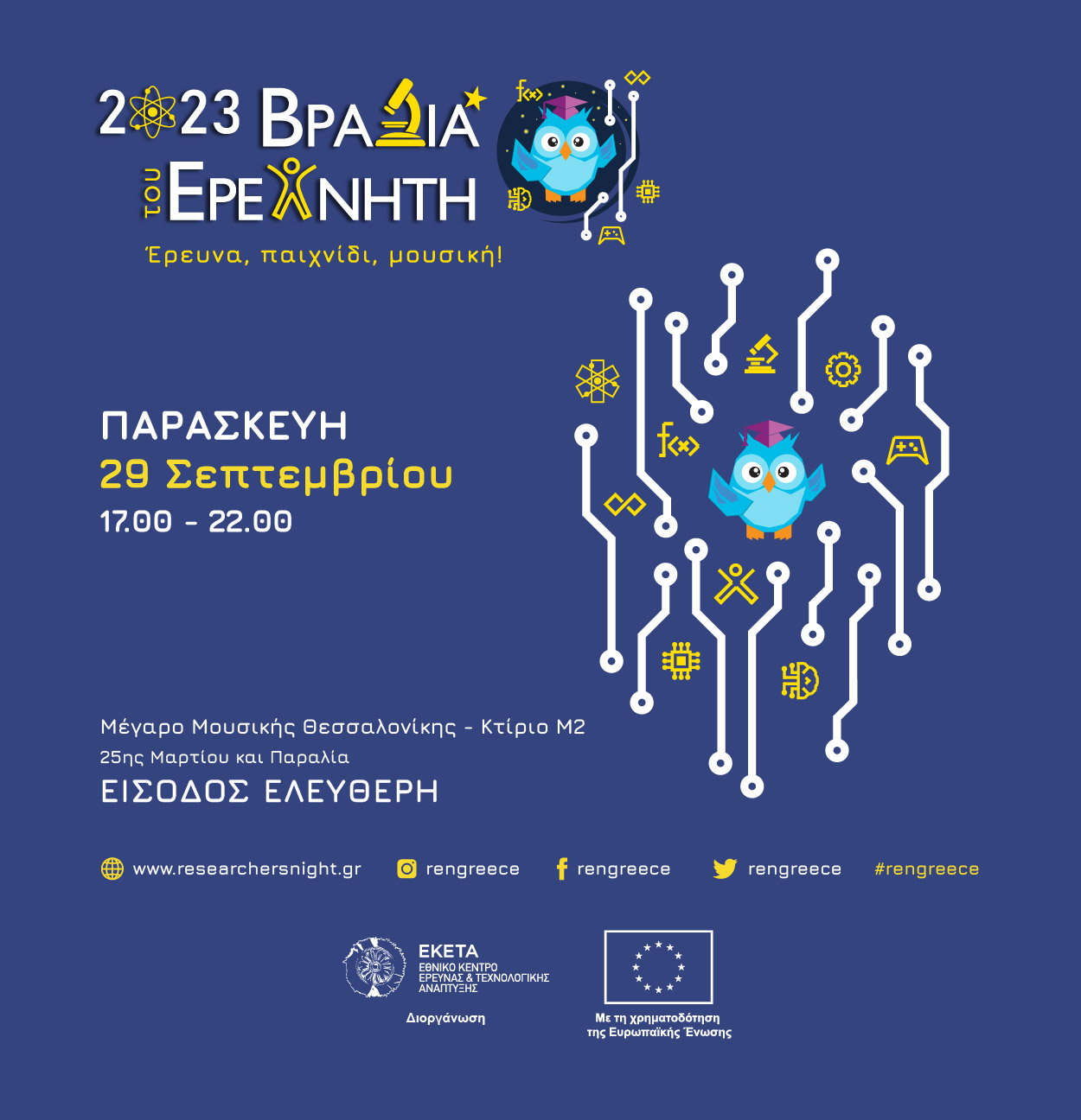 ΒΡΑΔΙΑ ΤΟΥ ΕΡΕΥΝΗΤΗ